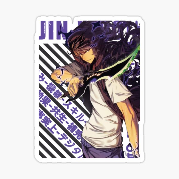 "Solo Leveling - Jin-Woo Sung" Sticker for Sale by Recup-Tout | Redbubble