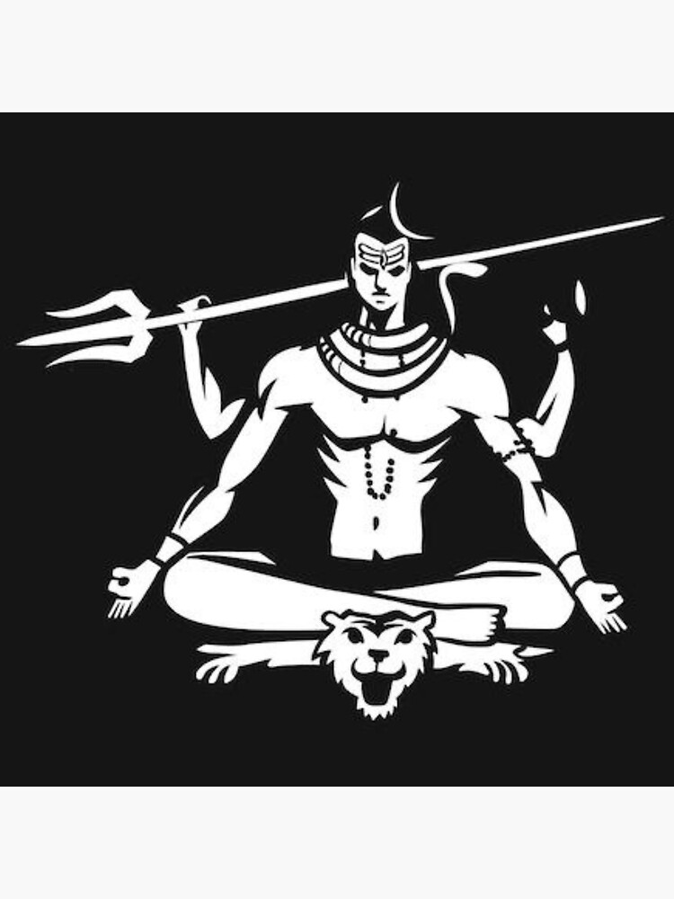 "lord shiva" Sticker for Sale by Jaadueekala | Redbubble