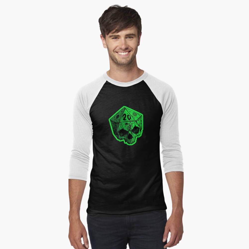 "Mörk Borg - Green Skull d20" Sticker for Sale by DodgyDogma | Redbubble