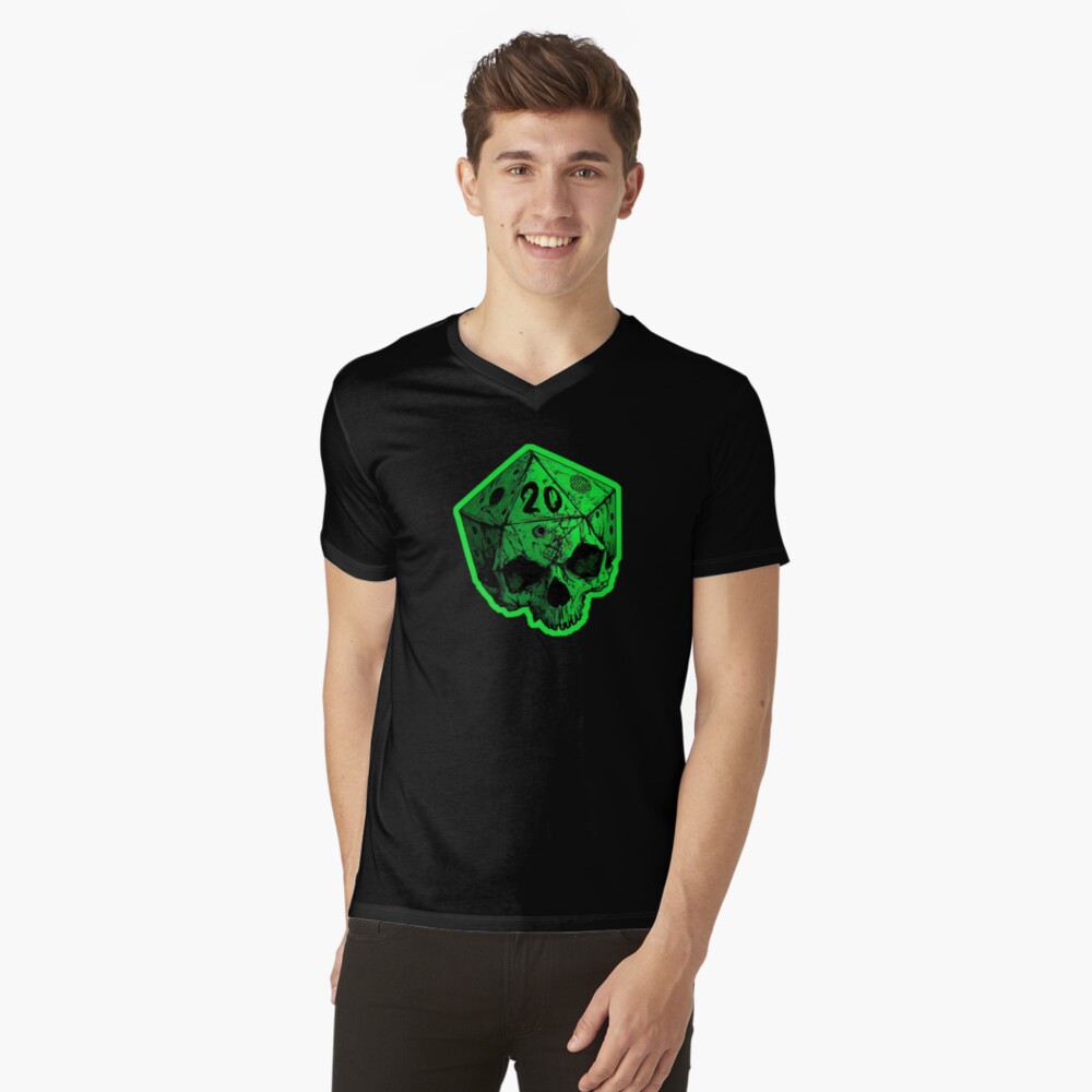 "Mörk Borg - Green Skull d20" Sticker for Sale by DodgyDogma | Redbubble