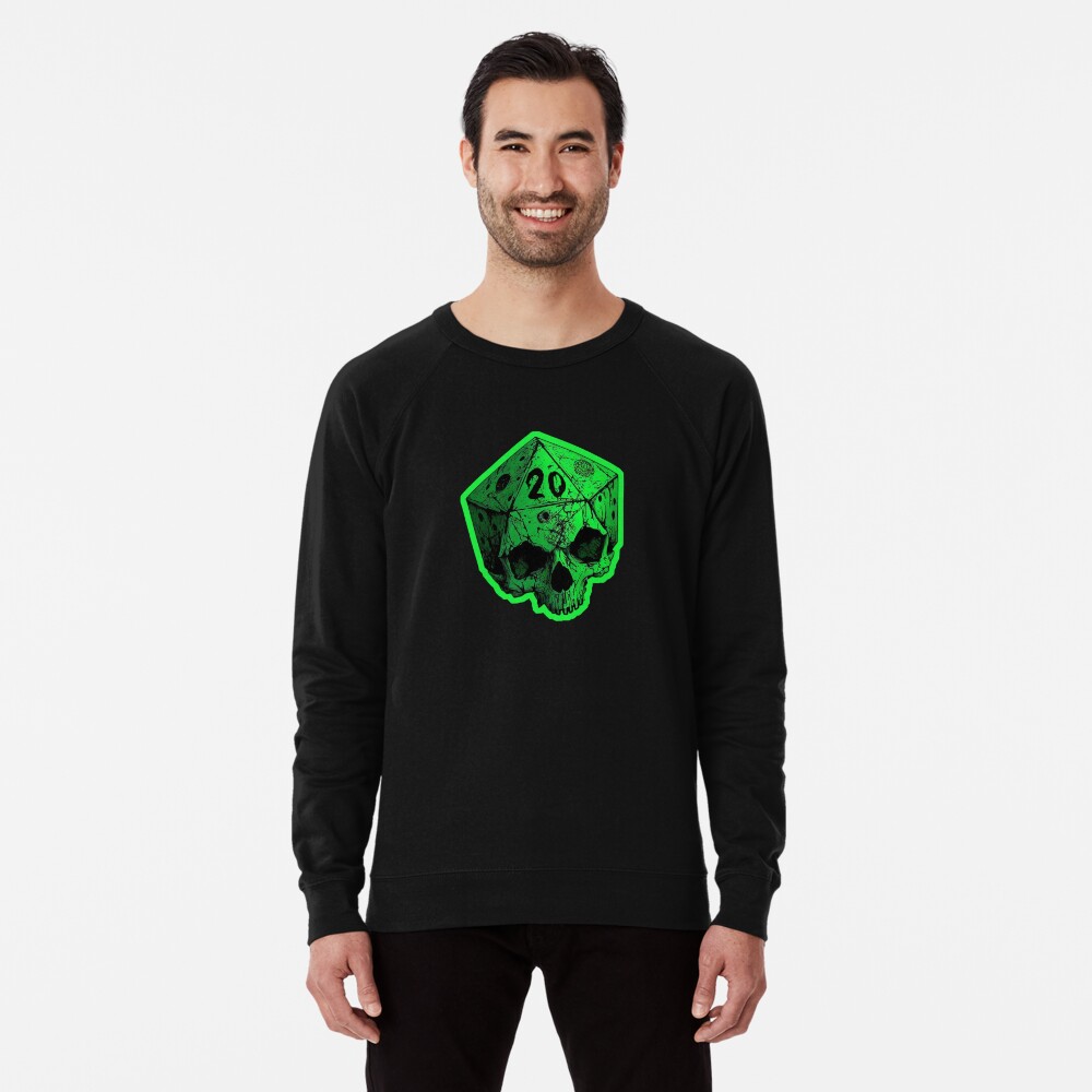 "Mörk Borg - Green Skull d20" Sticker for Sale by DodgyDogma | Redbubble