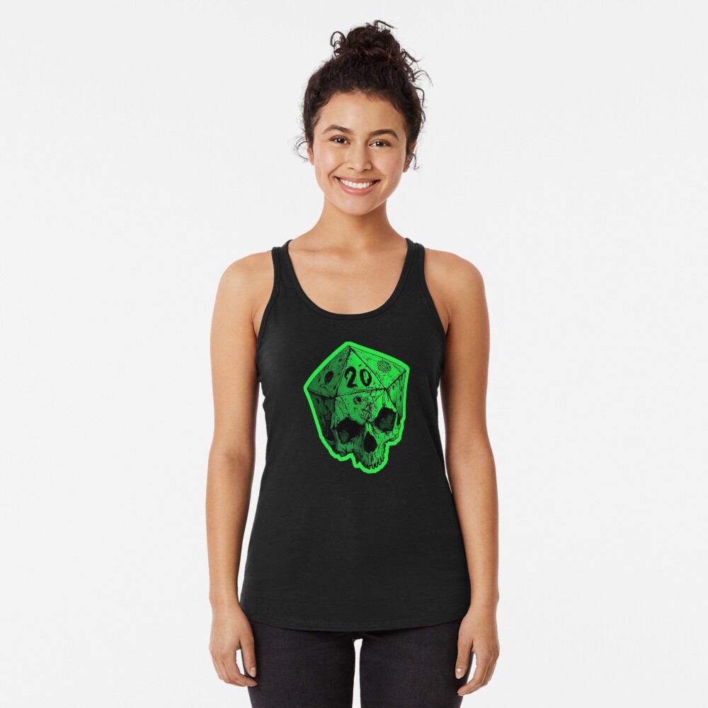"Mörk Borg - Green Skull d20" Sticker for Sale by DodgyDogma | Redbubble