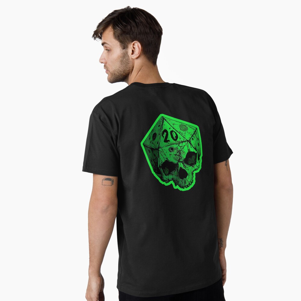 "Mörk Borg - Green Skull d20" Sticker for Sale by DodgyDogma | Redbubble