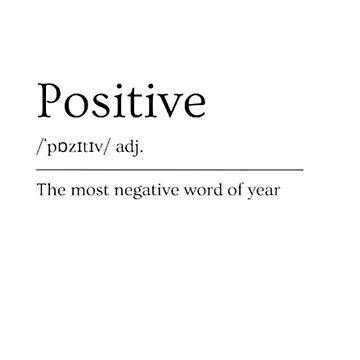 "Positive | Dictionary Definition" Poster for Sale by ED-TDesigns ...