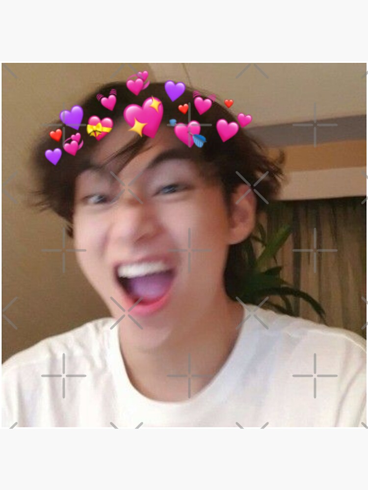 "Taehyung Tae funny face meme" Art Print by tokki-drawings | Redbubble