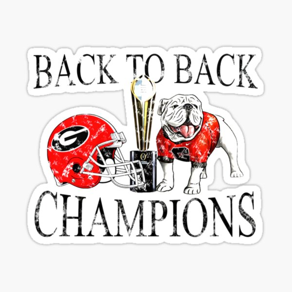 "Back To Back Georgia Bulldogs National Championship 2022 UGA SEC ...