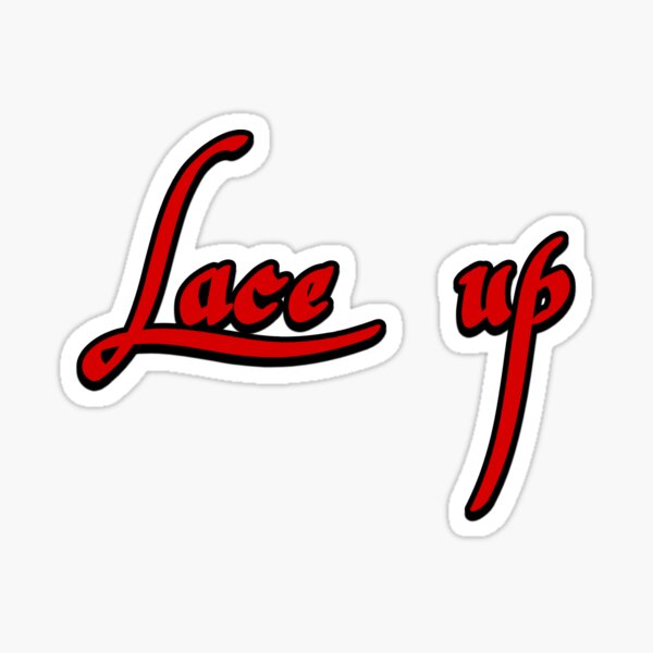 "Lace Up sticker - Machine Gun Kelly " Sticker for Sale by alienspink ...