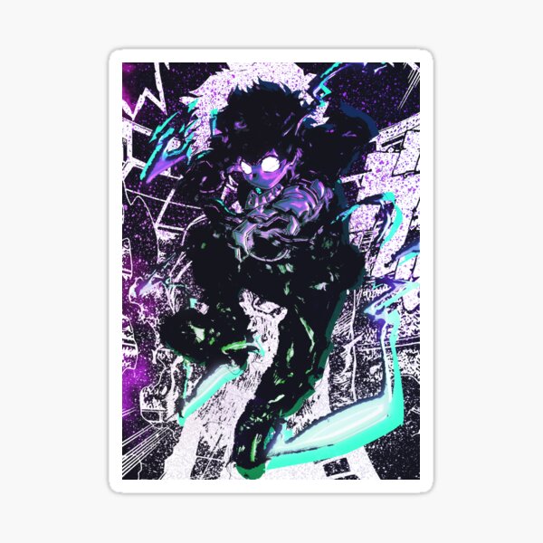 "RAGING HERO MHA POSTER DEKU" Sticker for Sale by Tokyoflesh | Redbubble