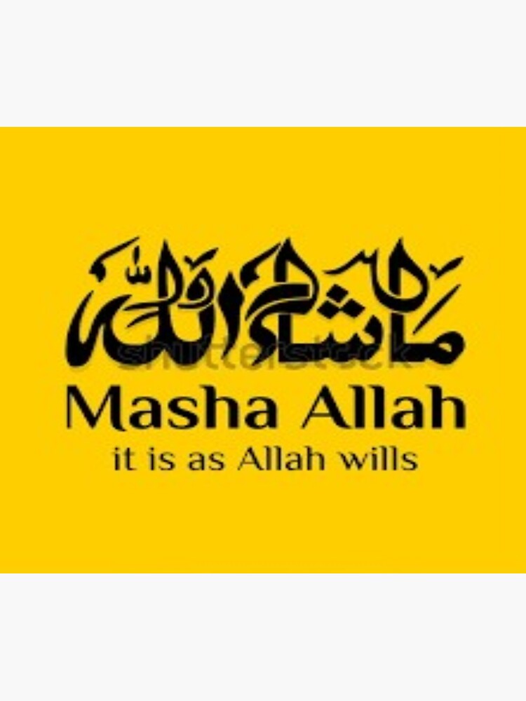 "Mashalla" Sticker for Sale by sagestar | Redbubble