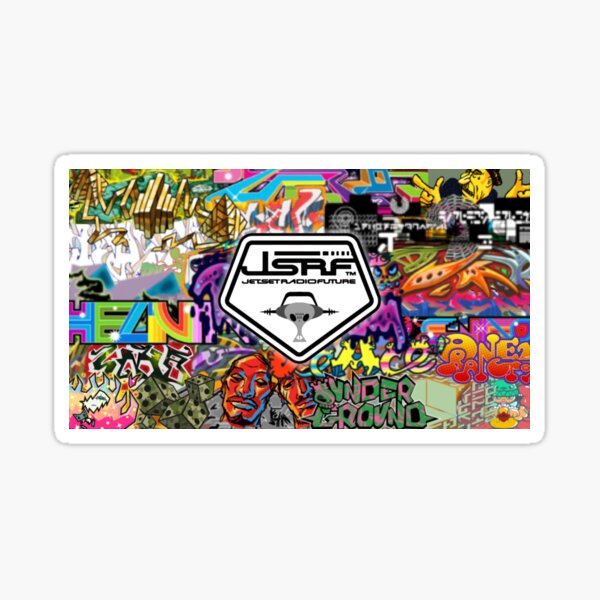 "Jet Set Radio Future (JSRF) Graffiti Tags Collage with Full Logo ...