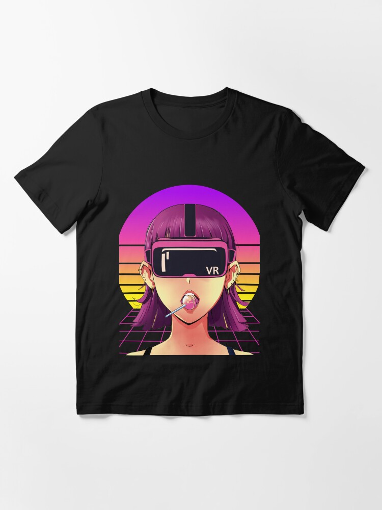 "Cyber Virtual Reality Anime Girl VR Headset Futuristic Looking" T ...