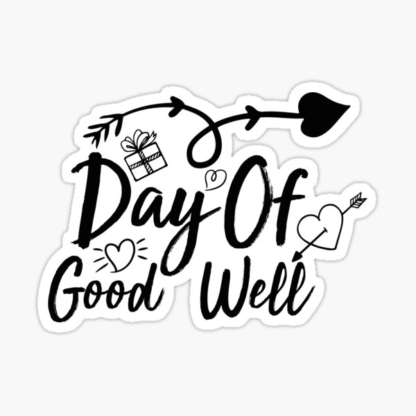 "Day Of Goodwill" Sticker for Sale by SaafaShop | Redbubble