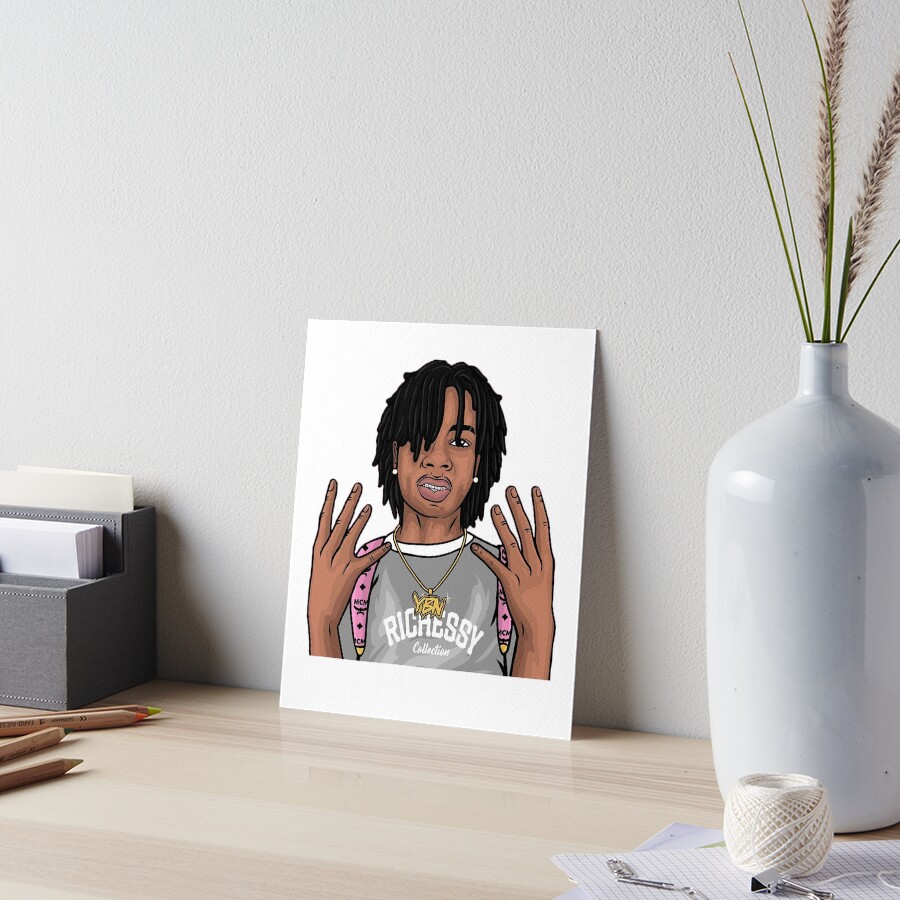 "YBN Nahmir" Art Board Print for Sale by Dimension-c137 | Redbubble
