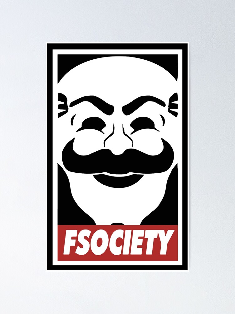 "fsociety logo" Poster for Sale by wardraw | Redbubble