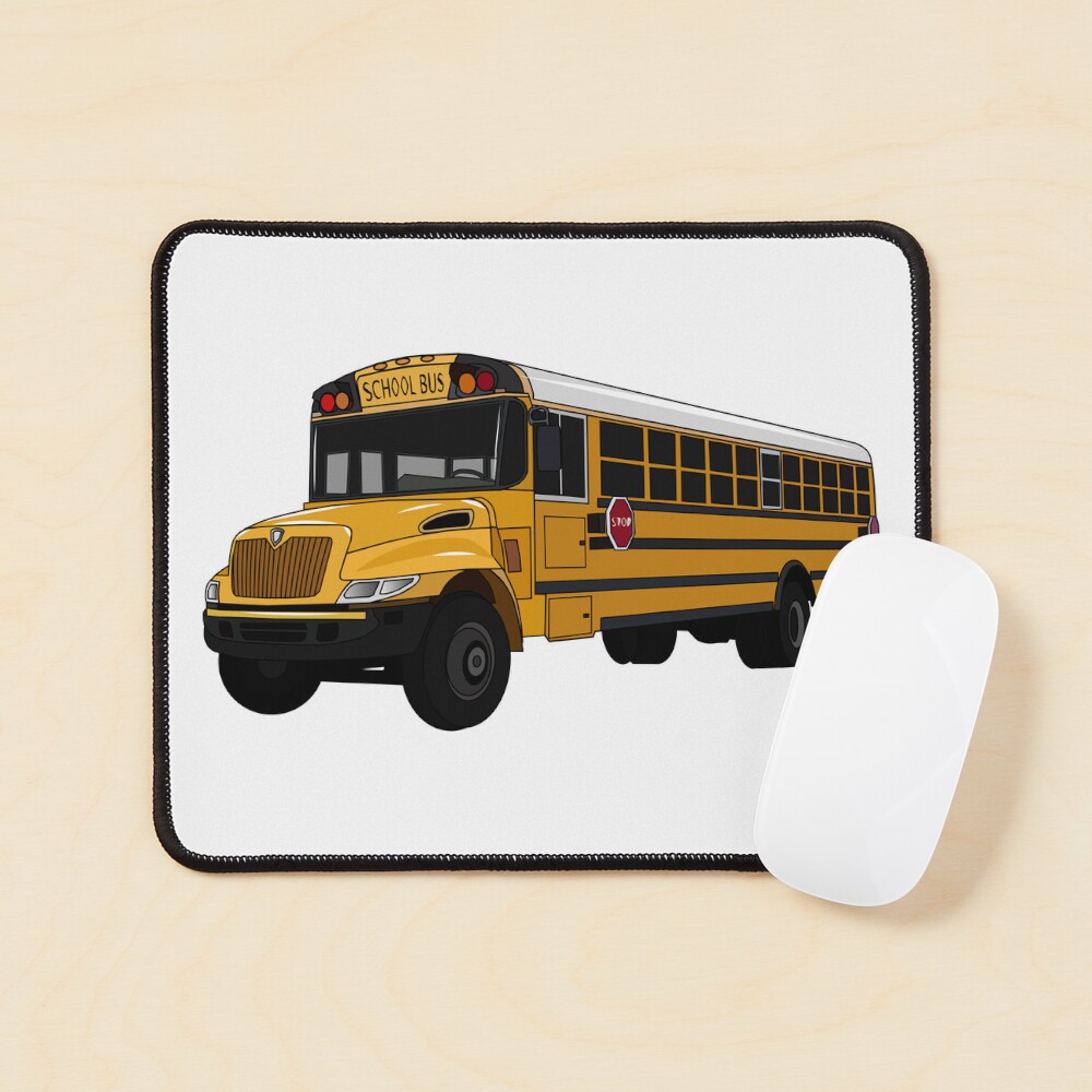 "School bus cartoon illustration" Poster for Sale by Misscartoon ...