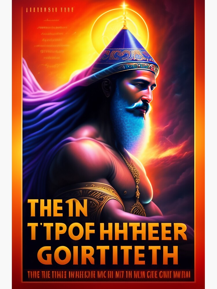 "AI Generated Art - The Spirit God of Math" Sticker for Sale by ...