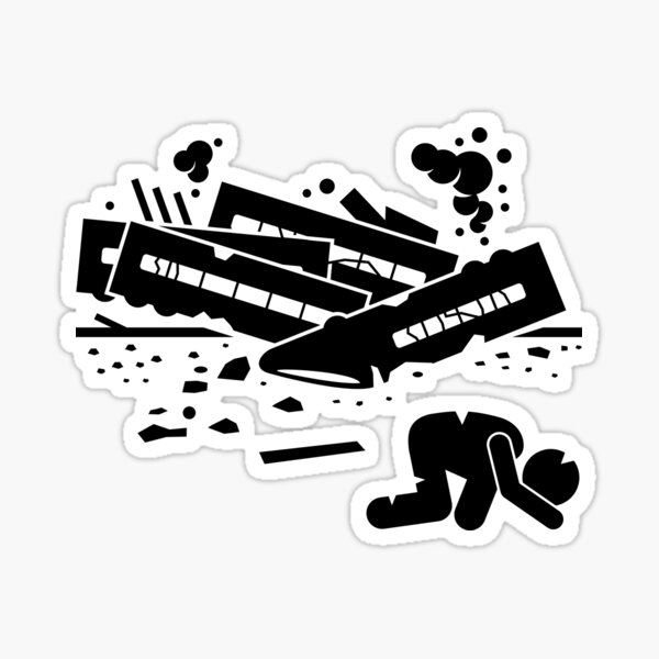"nepal plane crash" Sticker for Sale by CRIA-TIVE | Redbubble
