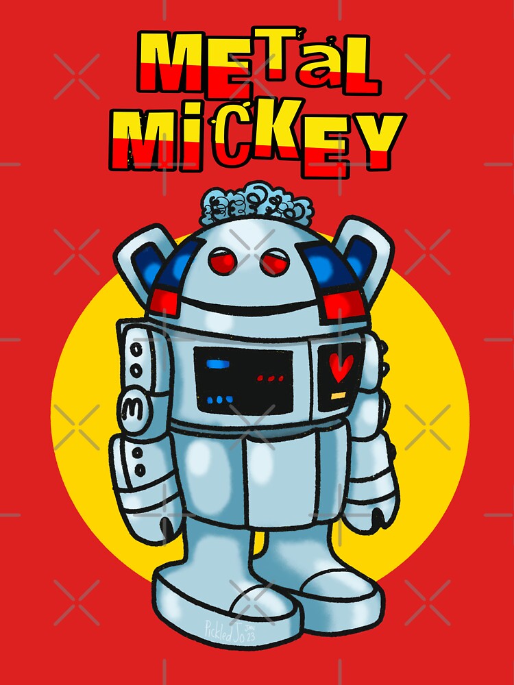 "80s Nostalgia Metal Mickey fan art" T-shirt for Sale by FunnehGacha ...
