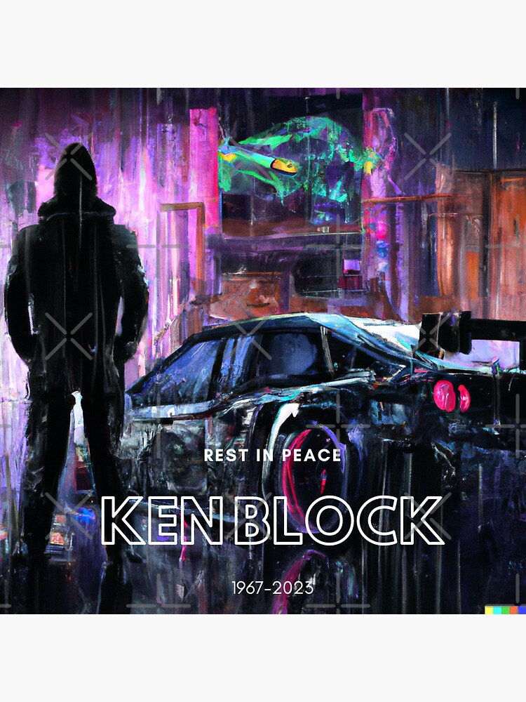 "KEN BLOCK" Sticker for Sale by kudanmedia | Redbubble