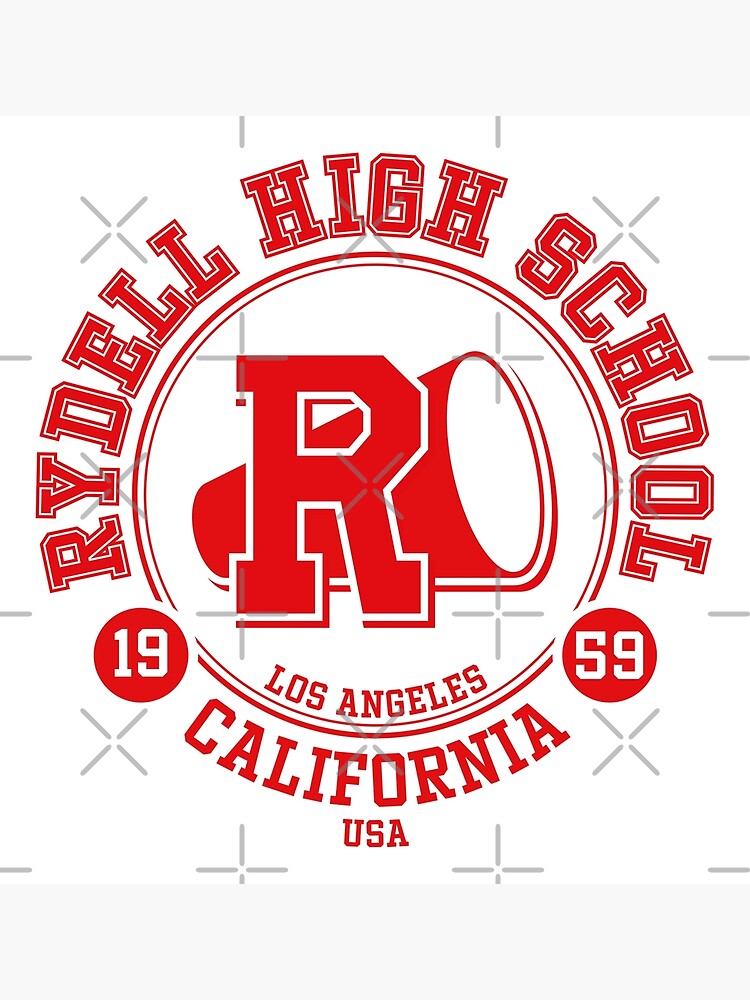 "Grease - Rydell high School L.A California USA" Postcard for Sale by ...