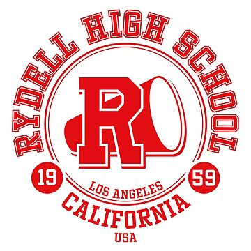 "Rydell high School" Sticker for Sale by Purakushi | Redbubble