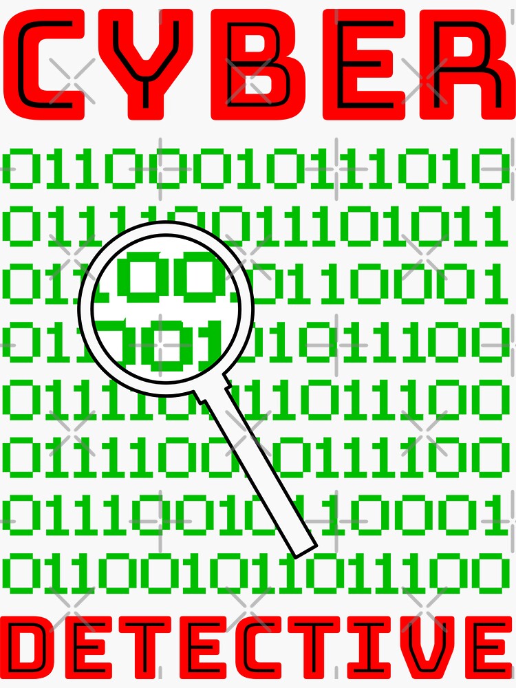 "Cyber Detective Osint Security " Sticker for Sale by pawkwardcats ...