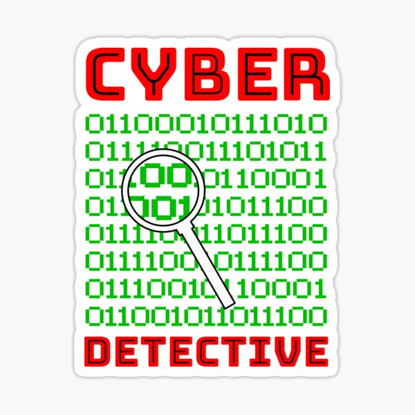 "Cyber Detective Osint Security " Sticker for Sale by pawkwardcats ...