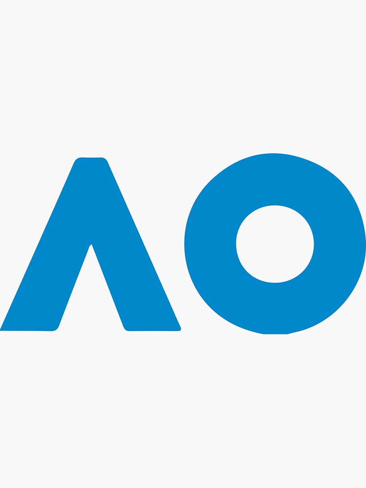 "Australian Open Logo" Sticker for Sale by URBANHEROMEN | Redbubble