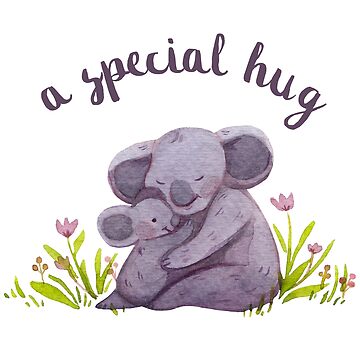 "A Special Hug - Cute Koala Family" Poster for Sale by CreativNode ...