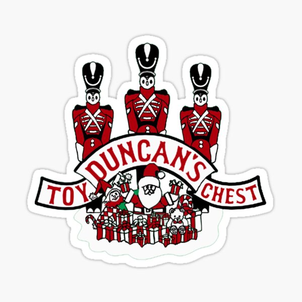 "duncans toy chest" Sticker for Sale by LorisMendoza | Redbubble