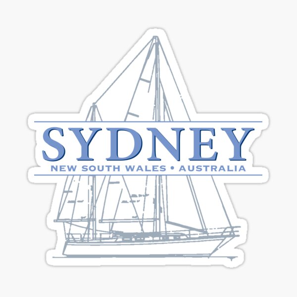 "Sydney Australia" Sticker by Futurebeachbum | Redbubble