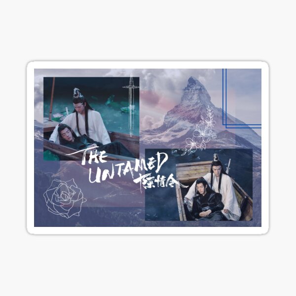 "The Untamed collage" Sticker for Sale by persefoniart | Redbubble