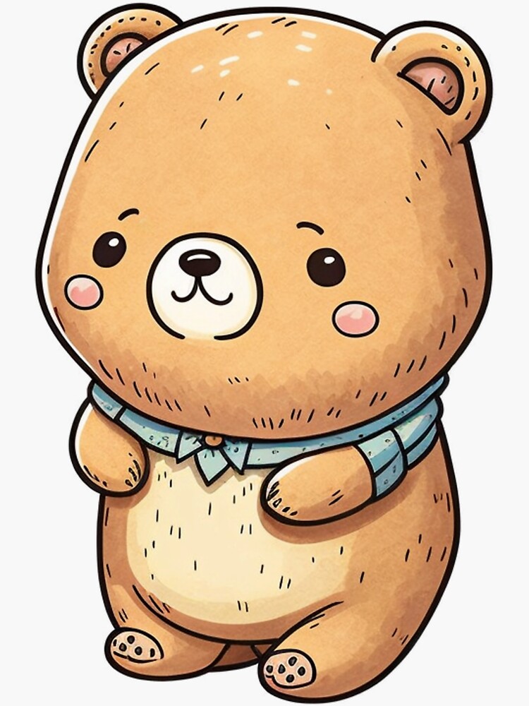 "My favorite teddy bear is alive" Sticker for Sale by CutePlanetEarth ...