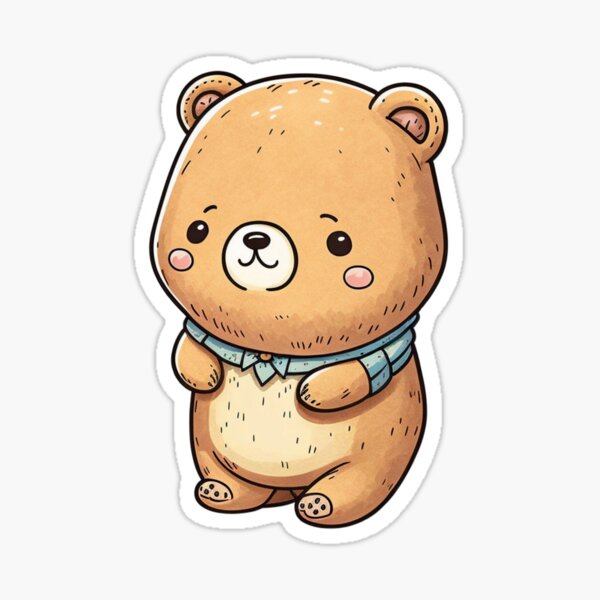 "My favorite teddy bear is alive" Sticker for Sale by CutePlanetEarth ...