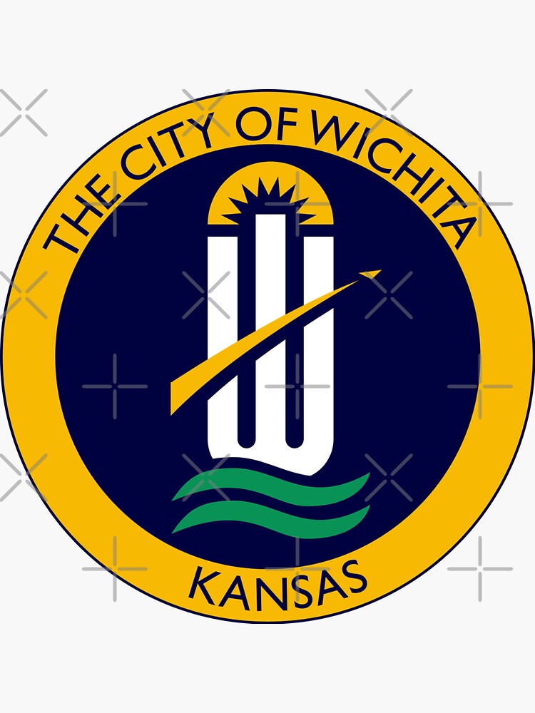 "Wichita!" Sticker for Sale by ONELOVEDESIGNS0 | Redbubble
