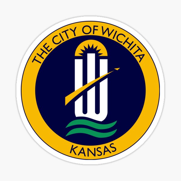 "Wichita!" Sticker for Sale by ONELOVEDESIGNS0 | Redbubble