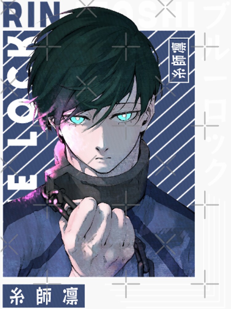 "Rin Itochi | Blue Lock" Sticker for Sale by Dls-store | Redbubble