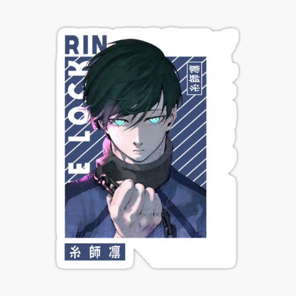 "Rin Itochi | Blue Lock" Sticker for Sale by Dls-store | Redbubble