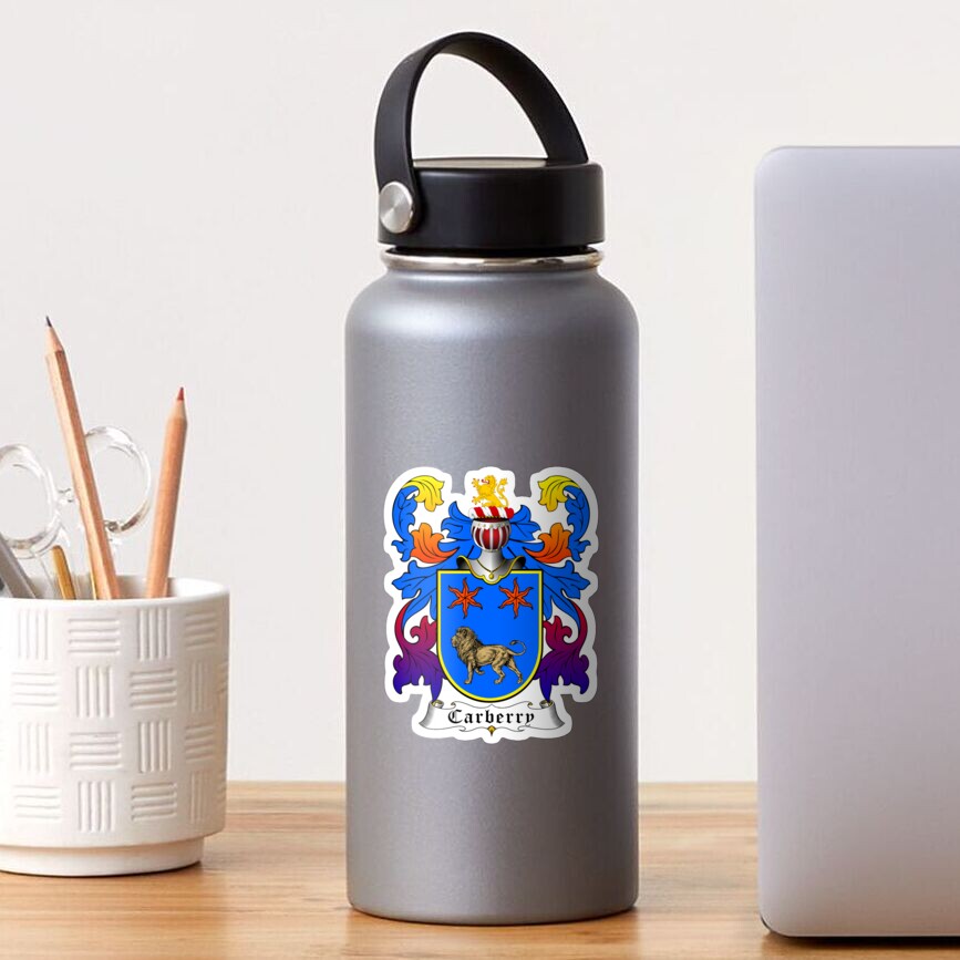 "CARBERRY FAMILY CREST" Sticker for Sale by CathalDevlin | Redbubble