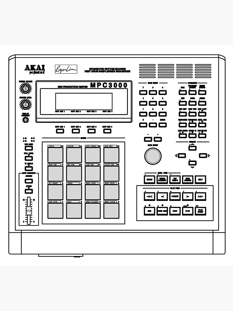 Sampler MPC 3000 Canvas sold by Montri Rattanaraj | SKU 40930796 | 35% ...