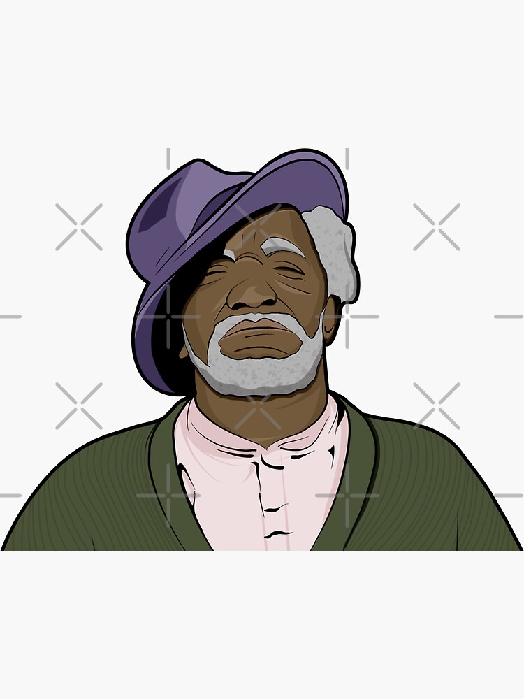 "Sanford And Son Fred G. Sanford " Sticker for Sale by Eisogun | Redbubble