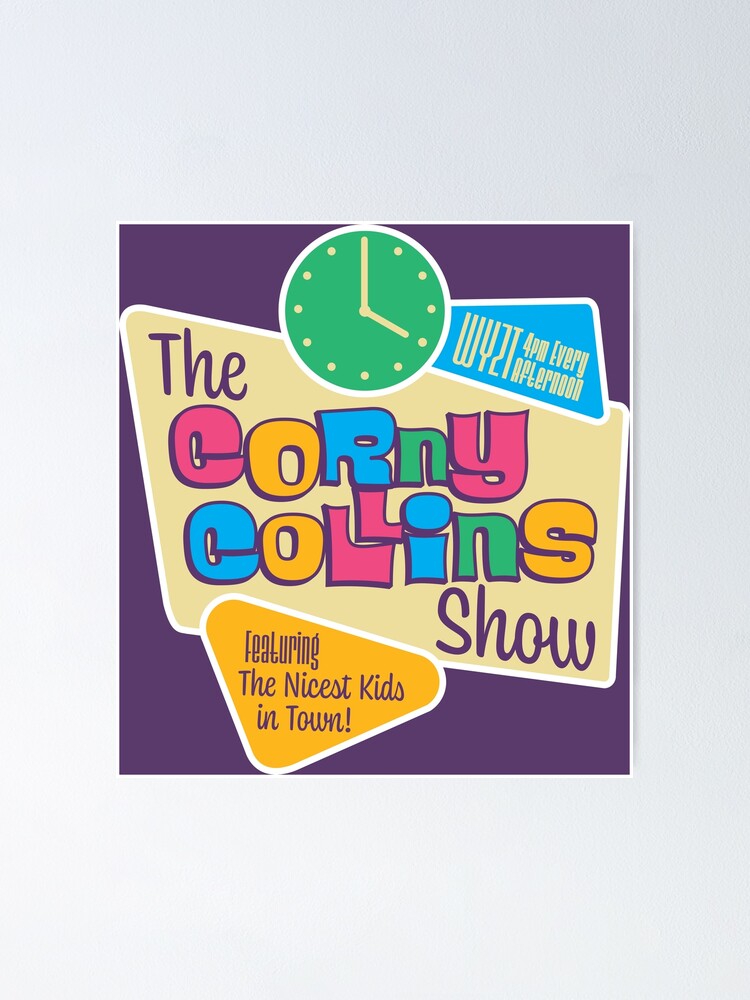 "The Corny Collins Show" Poster for Sale by Nazonian | Redbubble