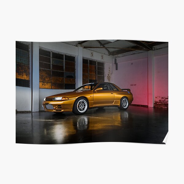 "Nissan Skyline R32 GT-R" Poster for Sale by mu53wa | Redbubble