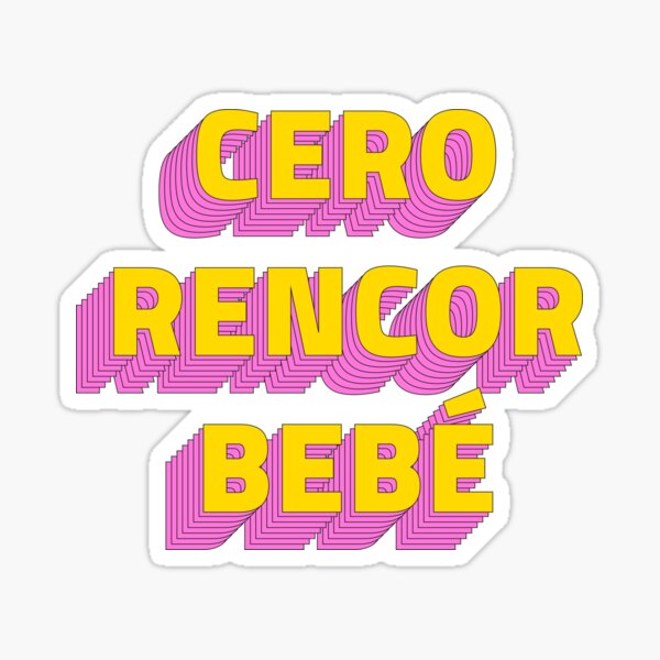 "SHAKIRA WOMEN BILL ZERO GRUDGE" Sticker by corotosguay | Redbubble