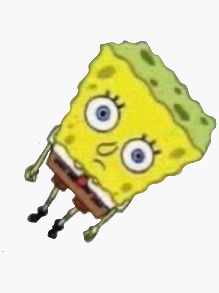 Spongebob Sticker Sticker For Sale By Emmyea Redbubble