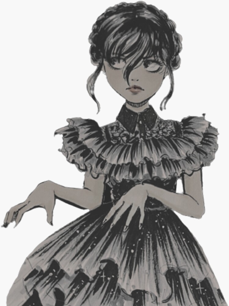 "Wednesday Addams Jenna Ortega Addams nevermore wenclair Nightshades ...