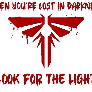"The Last Of Us - Fireflies bloody logo symbol slogan" Sticker for Sale ...