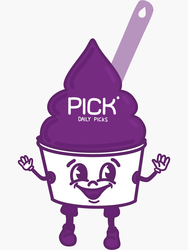 "Pick YO Cartoon " Sticker for Sale by fatma13qallaf | Redbubble