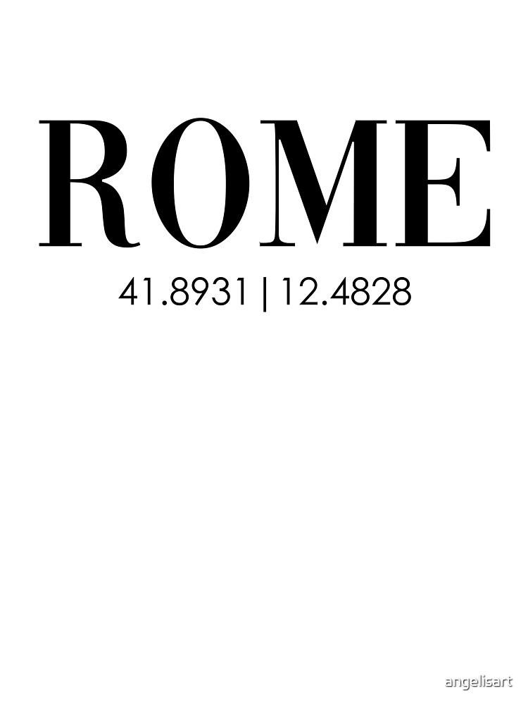 Rome Latitude Et Longitude