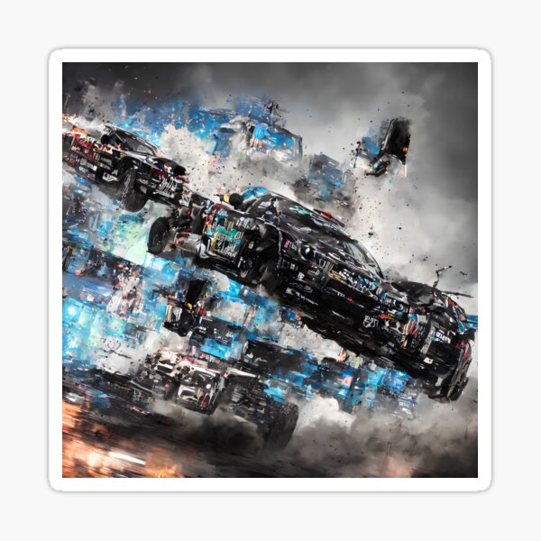 "ken block color art" Sticker for Sale by SooNS-Studio | Redbubble